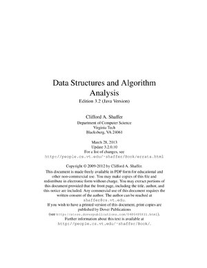 Data Structures And Algorithm Analysis Edition 3.2 (Java Version) | PDF | Chesser Resources