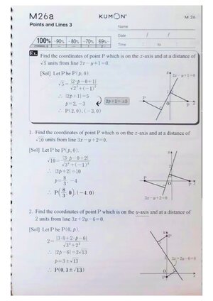 Kumon M Test Answers | PDF | Chesser Resources