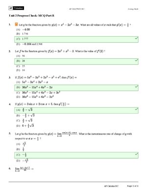 AP Literature Unit 2 Progress Check Mcq Answers | PDF | Chesser Resources