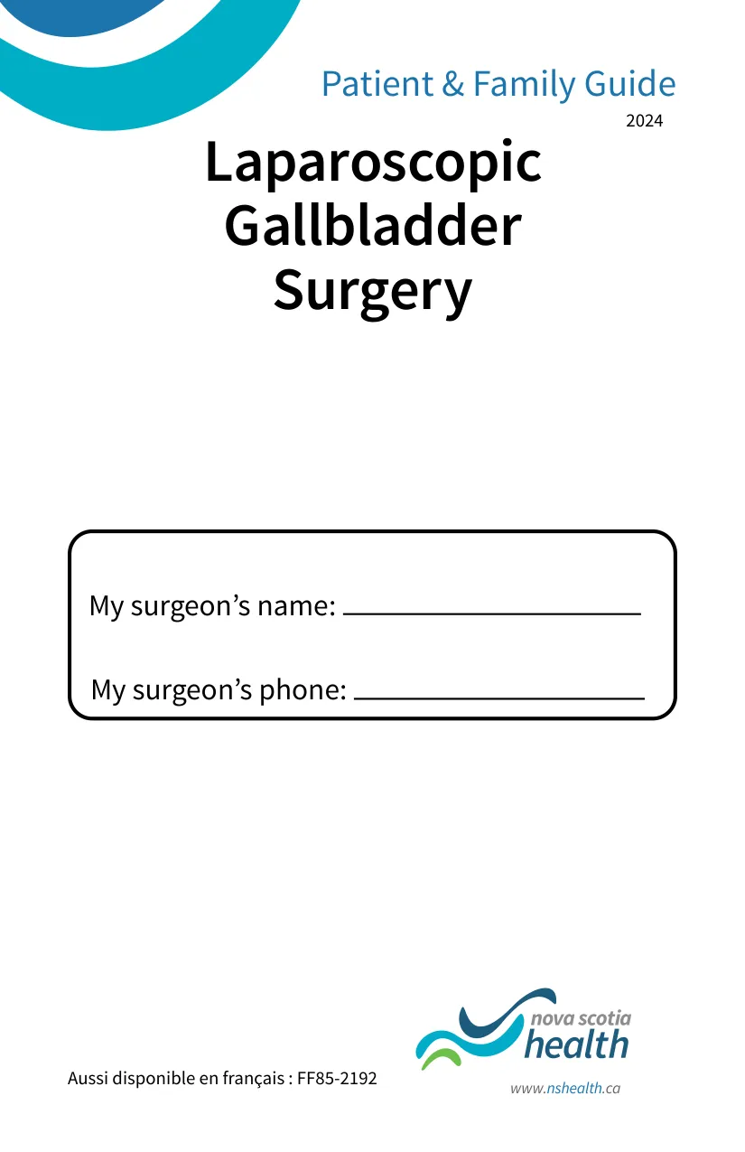 Laparoscopic Gallbladder Surgery | PDF | Chesser Resources