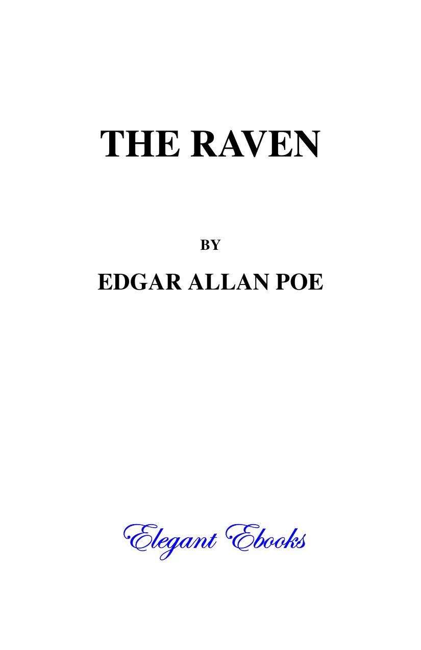 THE RAVEN | PDF | Chesser Resources