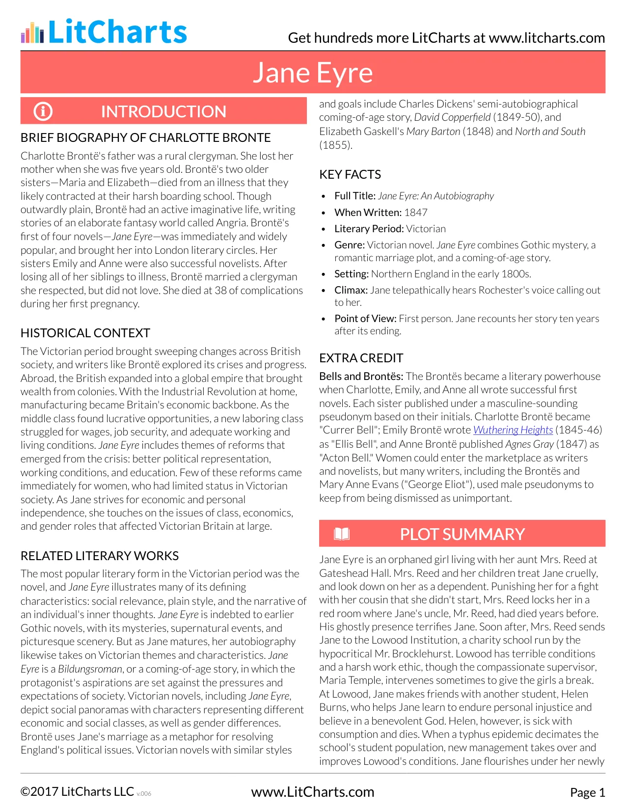 Jane Eyre Litchart | PDF | Chesser Resources