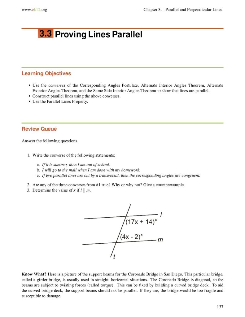 3 Parallel And Perpendicular Lines - PDF Download